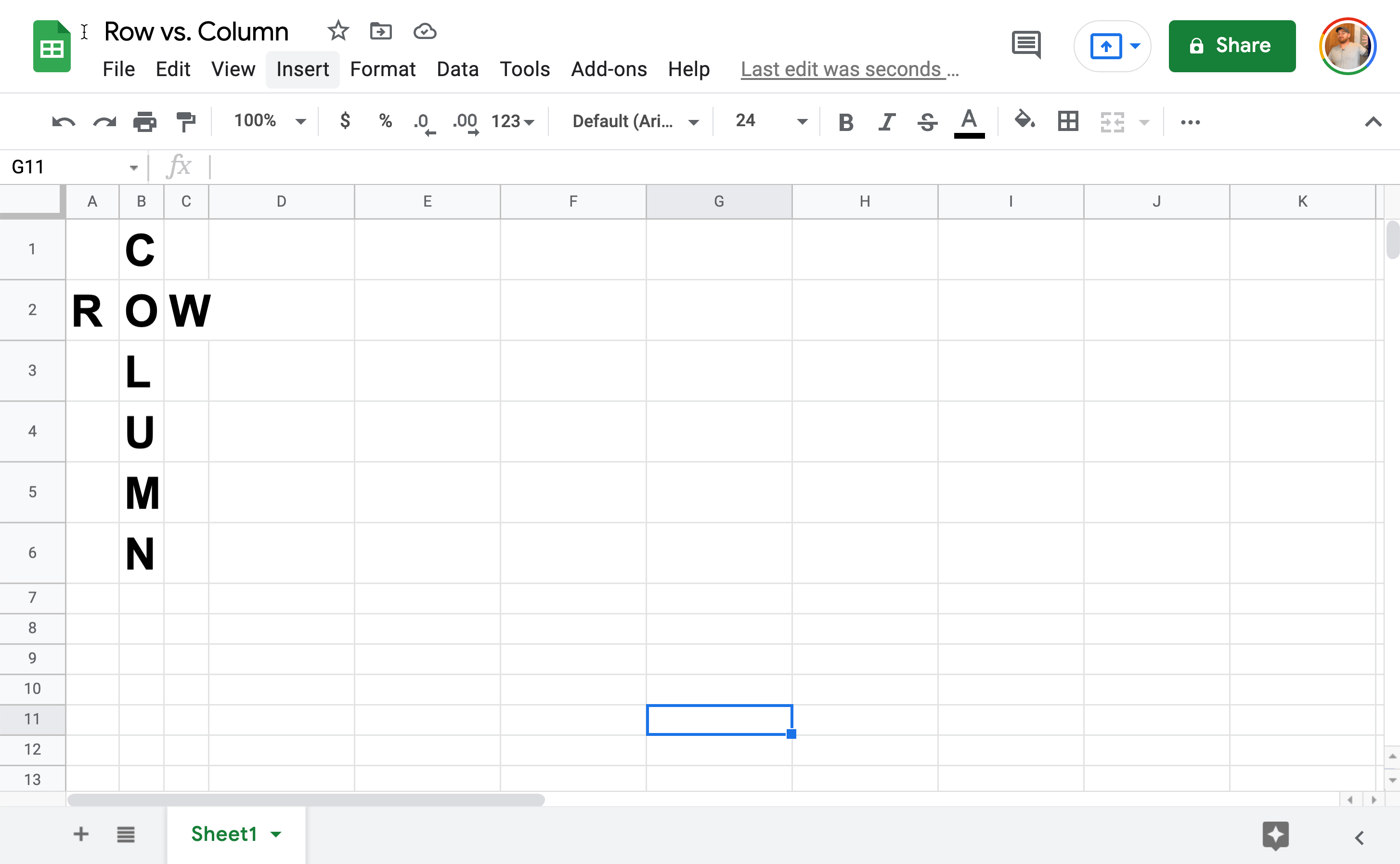 Row Vs Column What Is The Difference Between A Row And A Column In A 