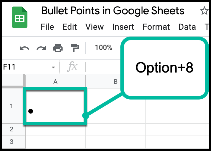 Google Sheets Bullet Points Hot Picture