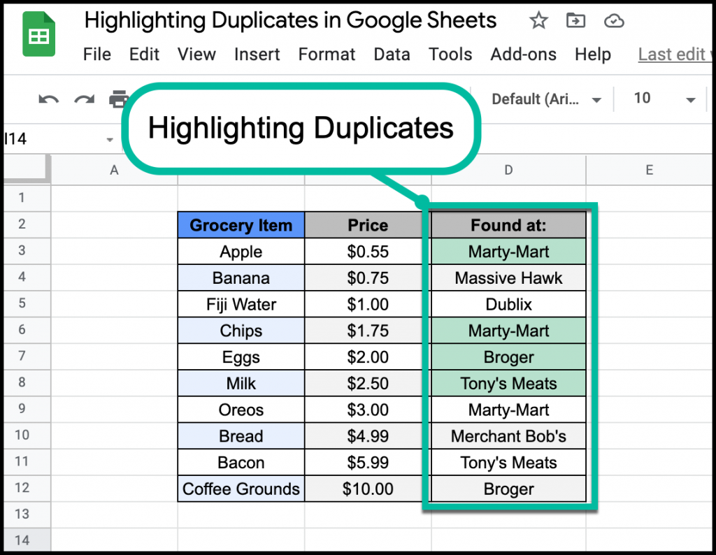 How To Find And Highlight Duplicates In Google Sheets The Easiest Way 