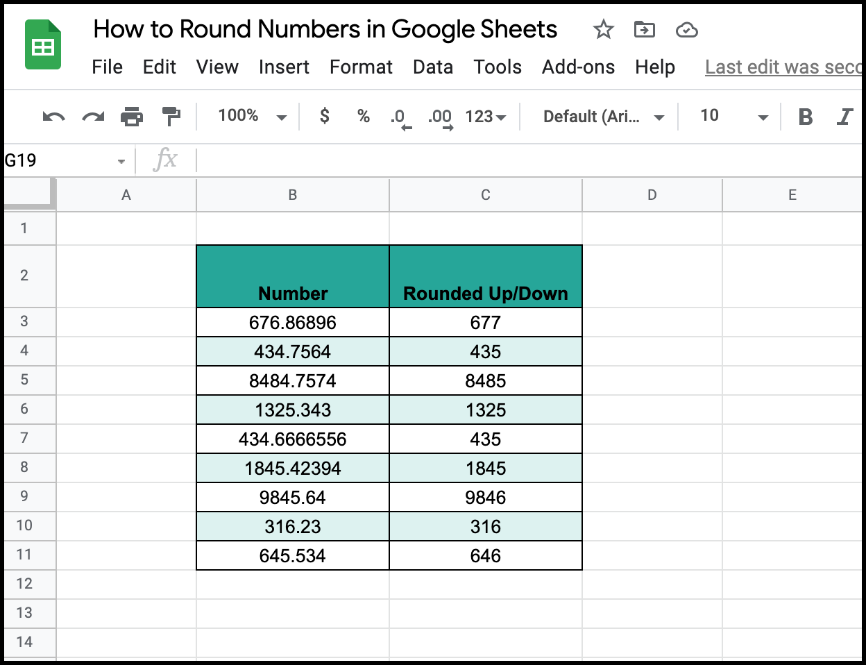  How To Round Numbers In Google Sheets 8020sheets