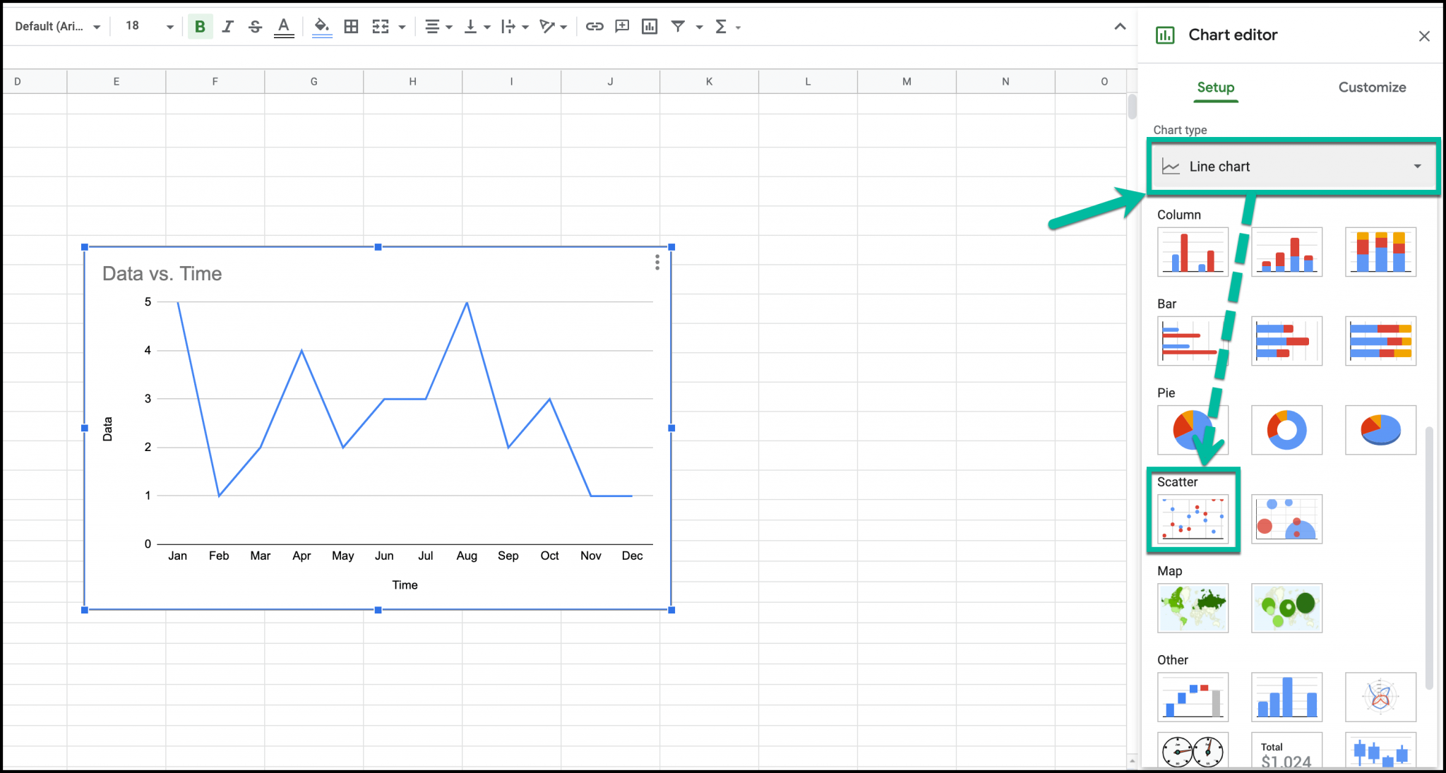 Google Sheets Scatter Plot Rilont