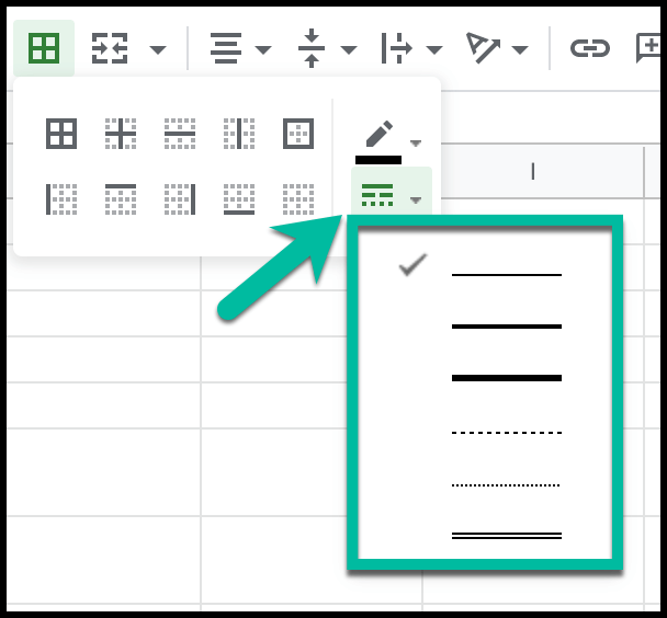 How To Add Borders To Your Cells In Google Sheets